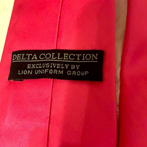 Accessories | Delta Airlines Breast A Cancer Awareness Tie Pink Silk ...